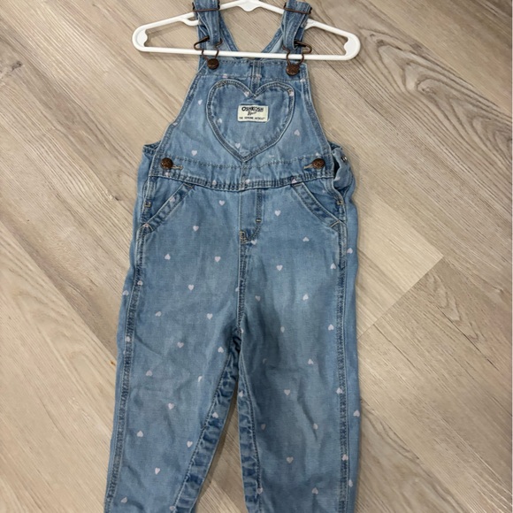 OshKosh B'gosh | Bottoms | Oshkosh Bgosh Light Blue Heart Print ...